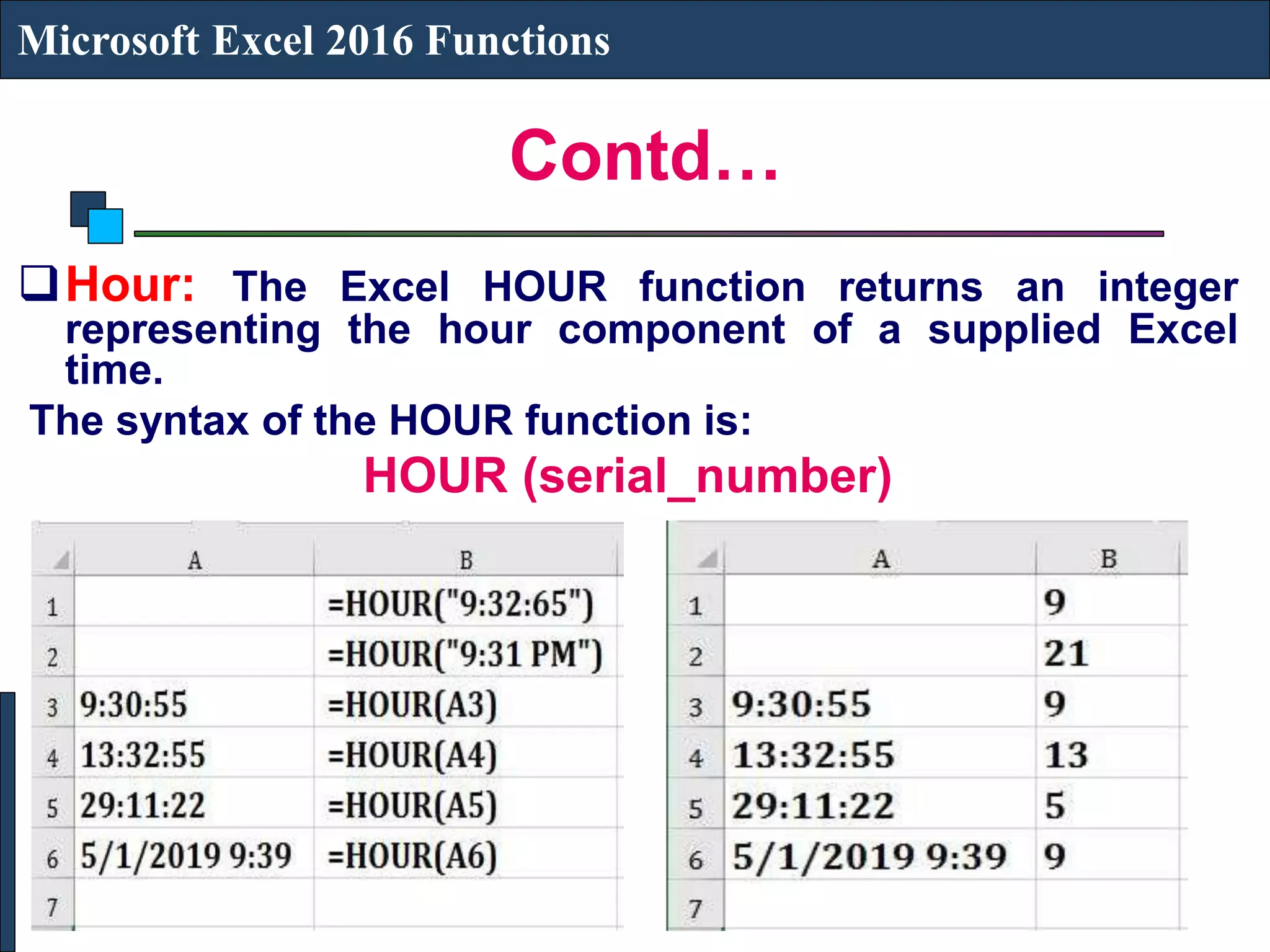 Ms excel 2016_function | PDF | Programming Languages | Computing