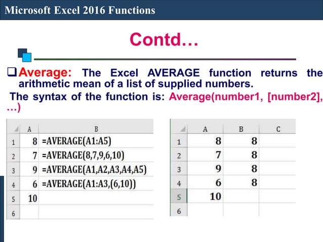 Ms excel 2016_function | PDF | Programming Languages | Computing