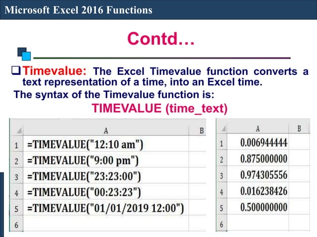 Ms excel 2016_function | PDF | Programming Languages | Computing