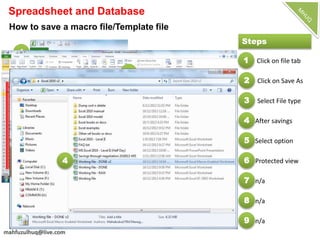 Ms excel 2016 Advance Learning | PPTX