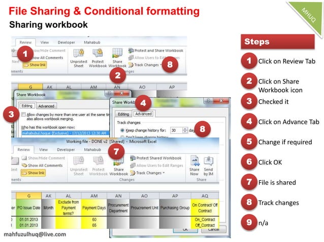 Ms excel 2016 Advance Learning | PPT