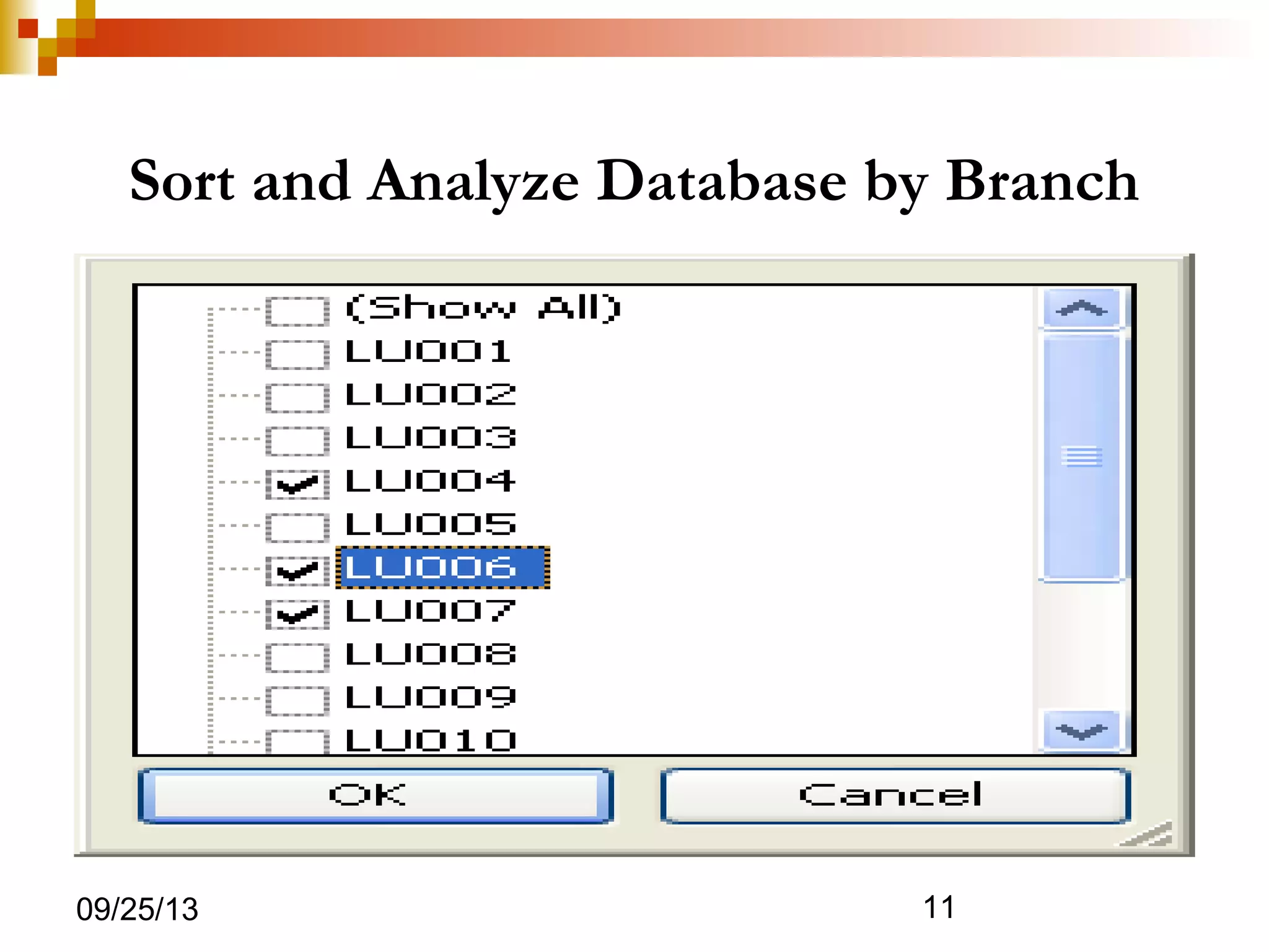 Ms excel analysis instructions | PPT