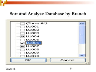 Ms excel analysis instructions | PPT