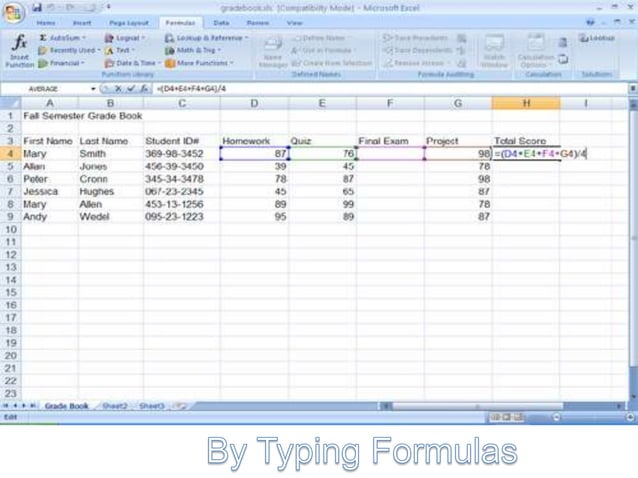 Ms excel and it’s function | PPT