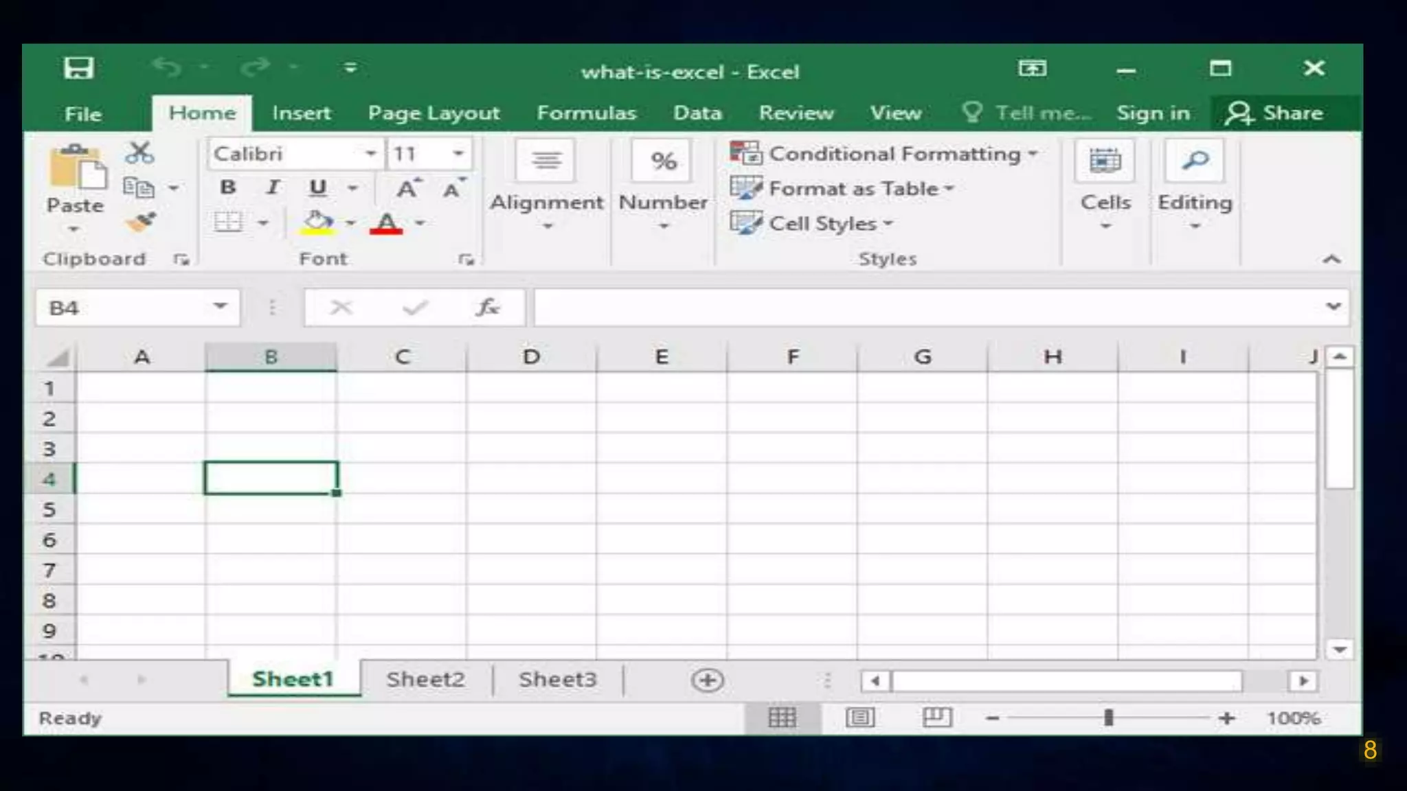 INTRODUCTION TO MS EXCEL 2010 | PPTX | Computing | Technology & Computing