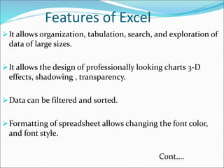MS EXCEL INTRODUCTION DISCUSSING ALL FEATURES.ppt