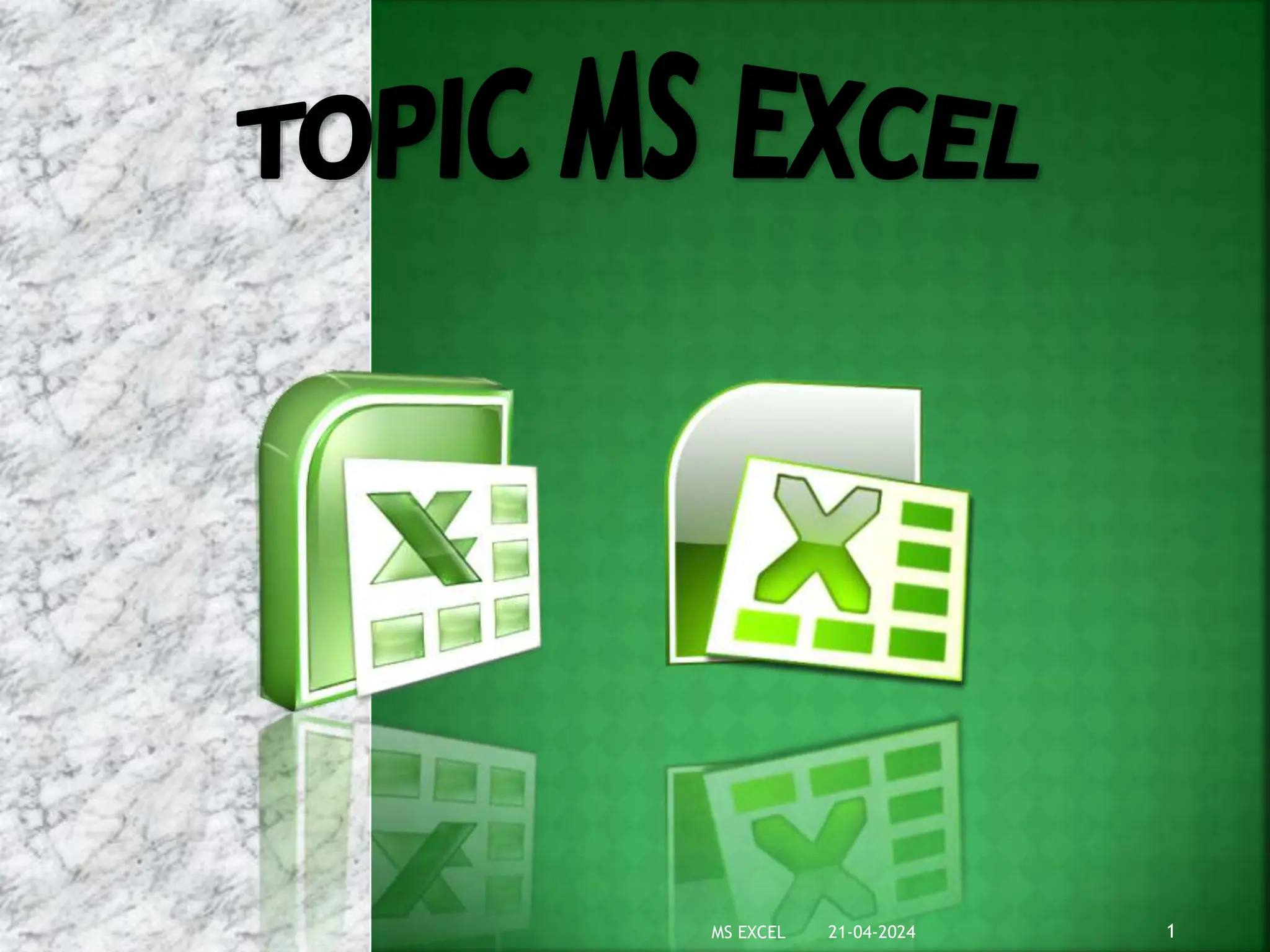 ms excel introduction free powerpoint presentation | PPT