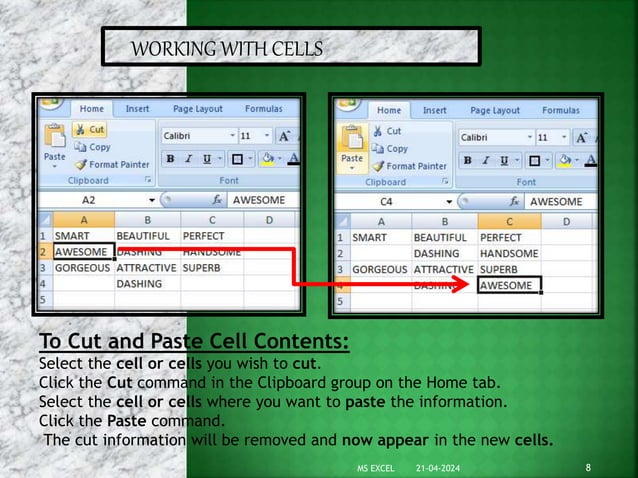 ms excel introduction free powerpoint presentation | PPT