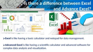A detailed introduction of MS Excel is given in short | PPT