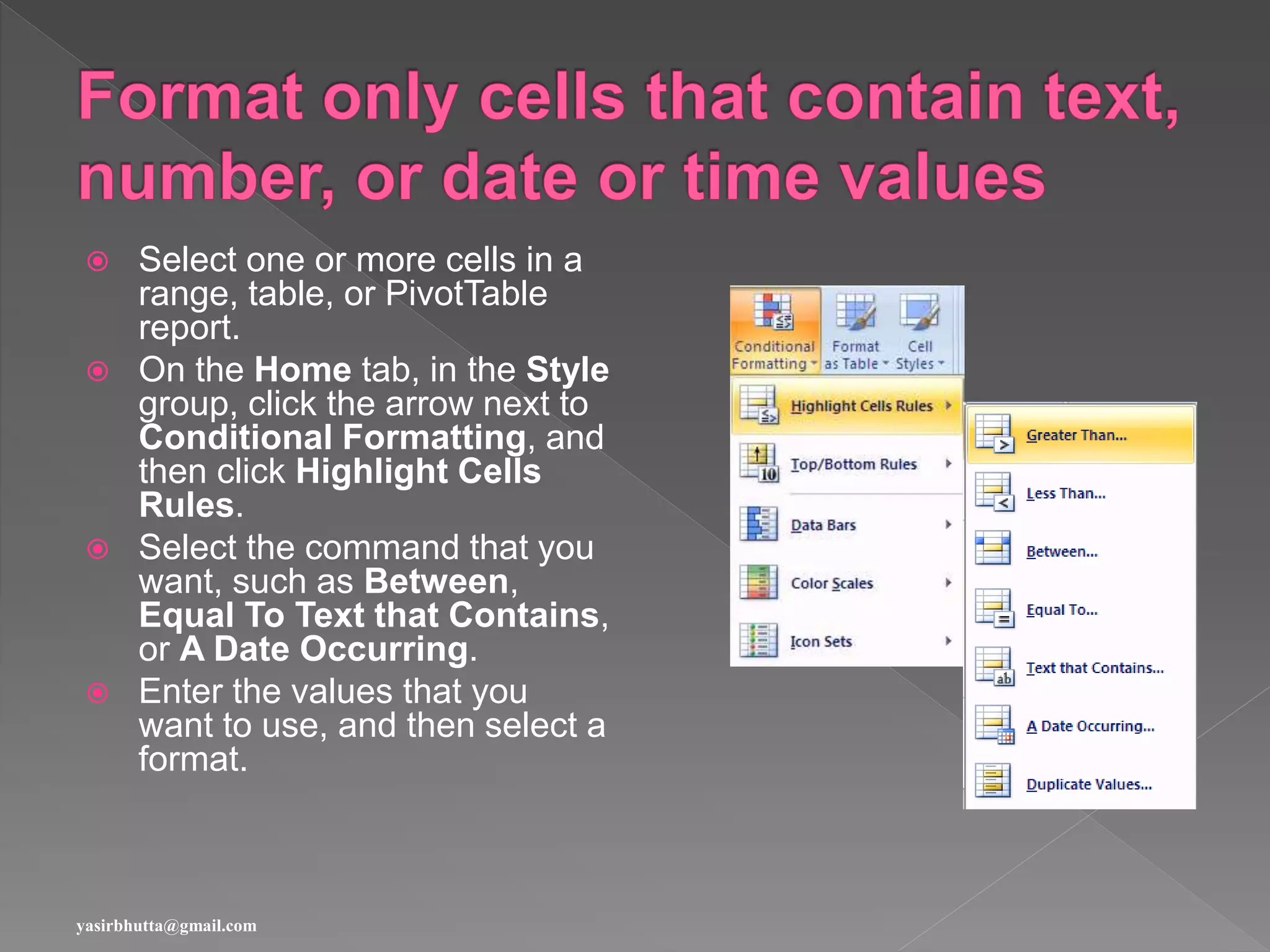 Data Management in Excel | PPTX