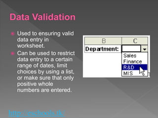 MS Excel Tips and Tricks | PPTX