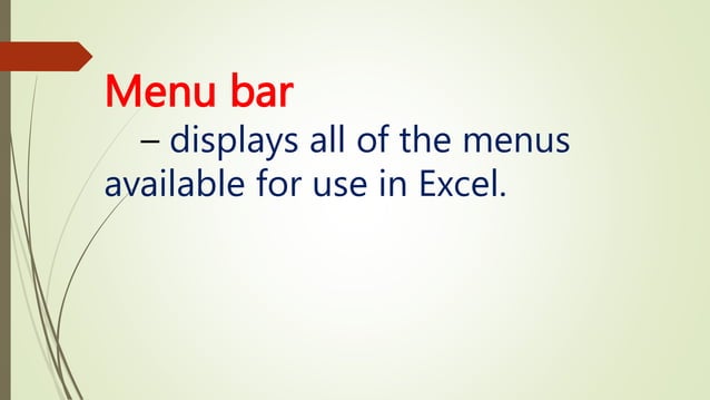 MS EXCEL LESSON.pptx | Computing | Technology & Computing