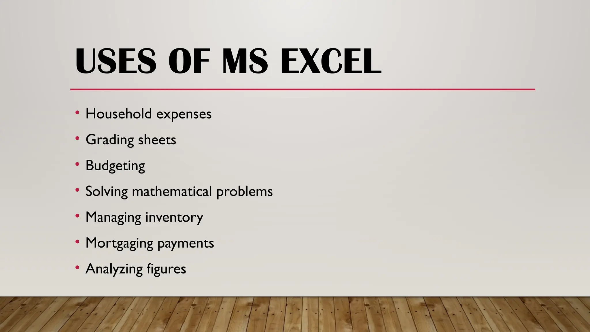 INTRODUCTION TO MS EXCEL LESSON FORMULA AND MEANING | PPTX