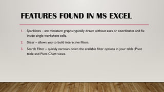 INTRODUCTION TO MS EXCEL LESSON FORMULA AND MEANING | PPTX