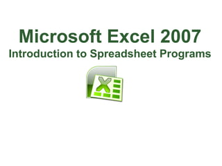 Msexcel module 2007 | PPT