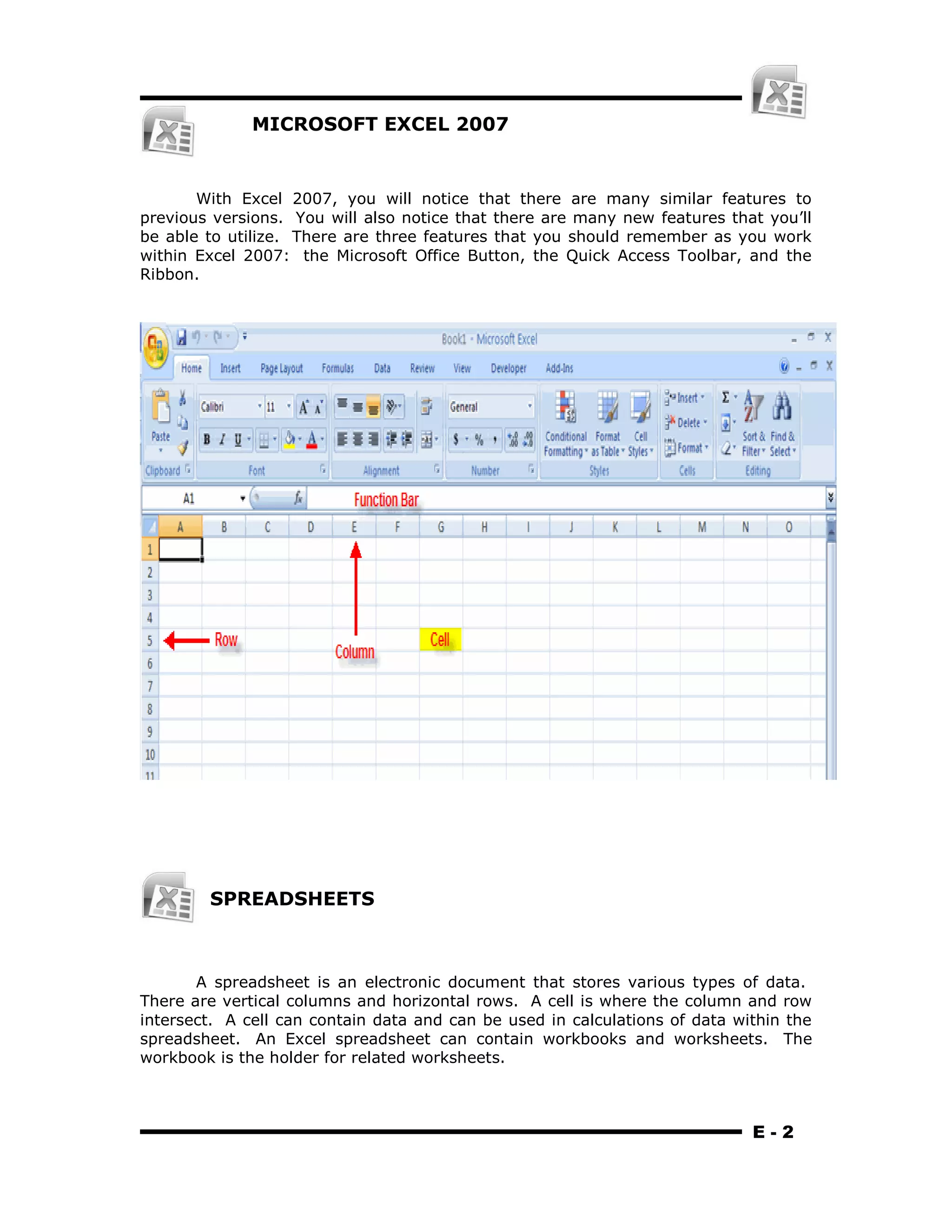 MS Excel Module 2012 | PDF | Desktop Publishing | Computer Software and ...