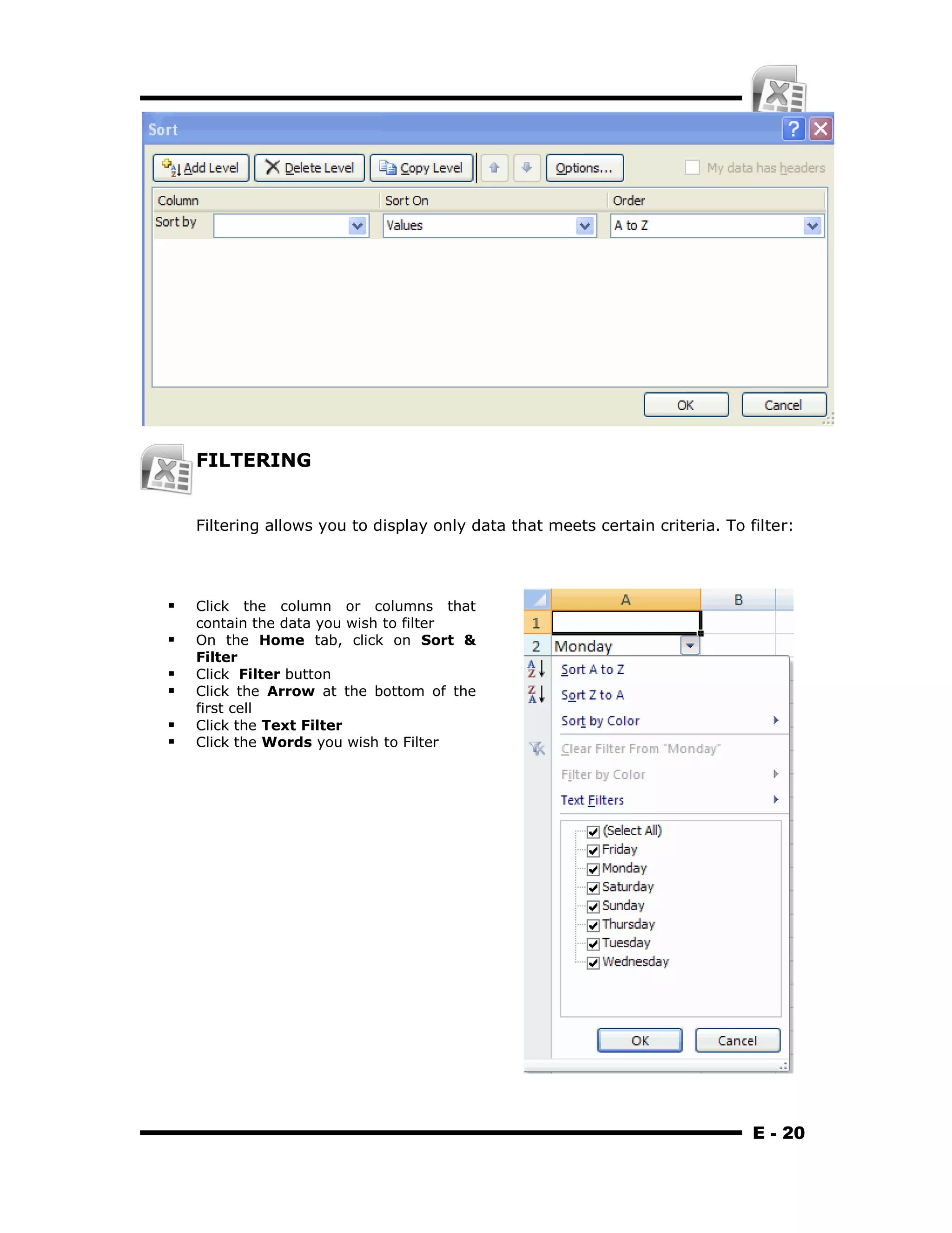 MS Excel Module 2012 | PDF | Desktop Publishing | Computer Software and Applications