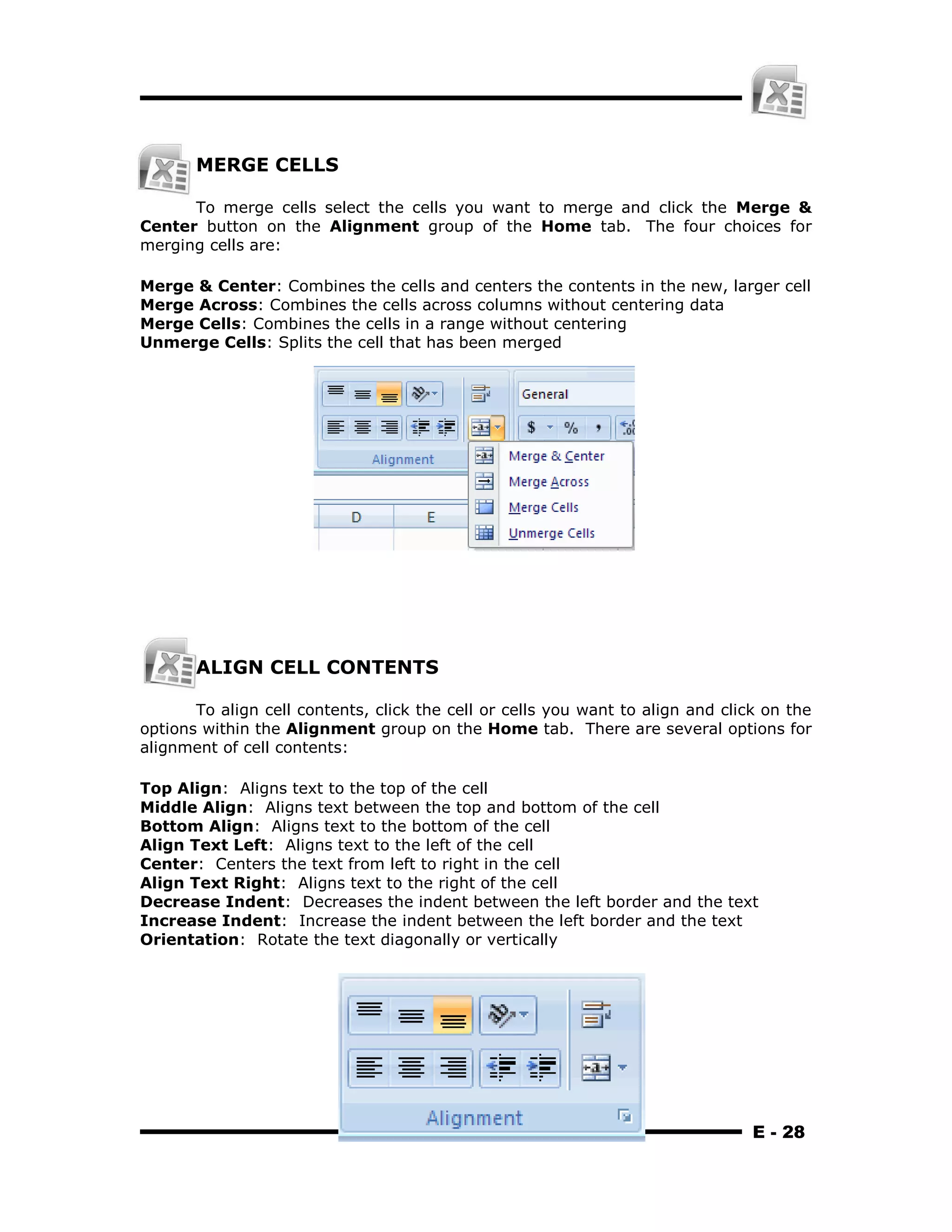 MS Excel Module 2012 | PDF | Desktop Publishing | Computer Software and ...