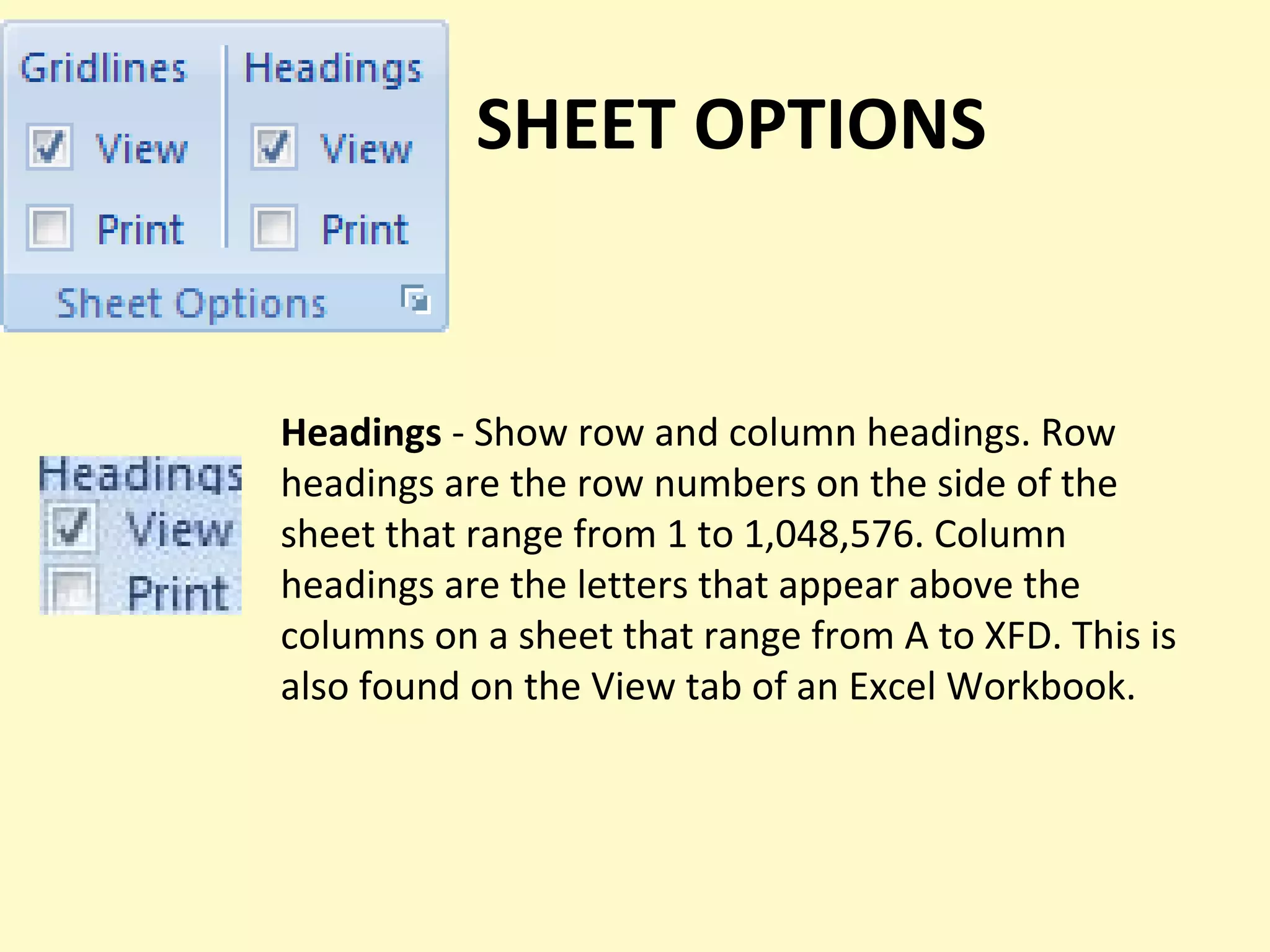 Ms excel (page layout) | PPT | Desktop Publishing | Computer Software ...