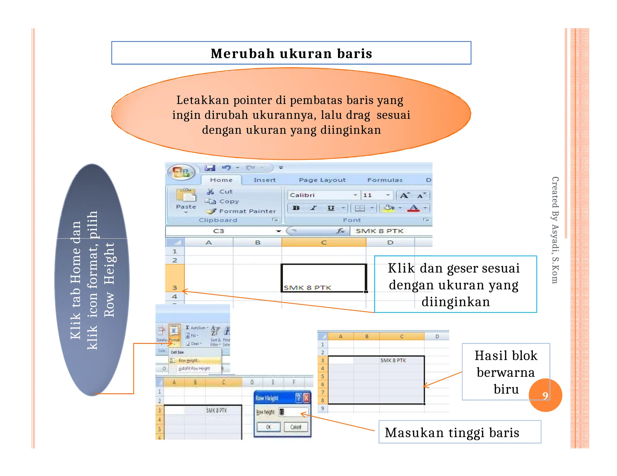 materi microsoft excel kelas x aplikasi pengolah angka | PPTX