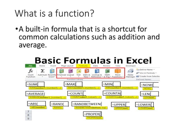 Microsoft Excel In-House Training for Beginners | PPT | Free Download