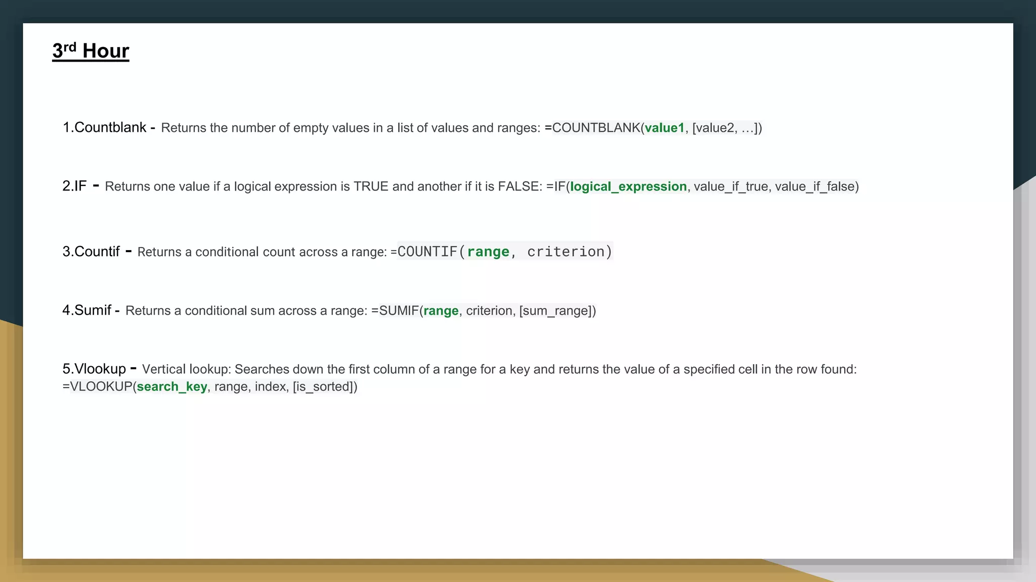 MS Excel Training - Basics.pptx