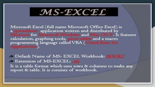 MS Excel Training - Basics.pptx