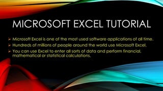MS Excel Learning for PPC Google AdWords Training Course | PPT