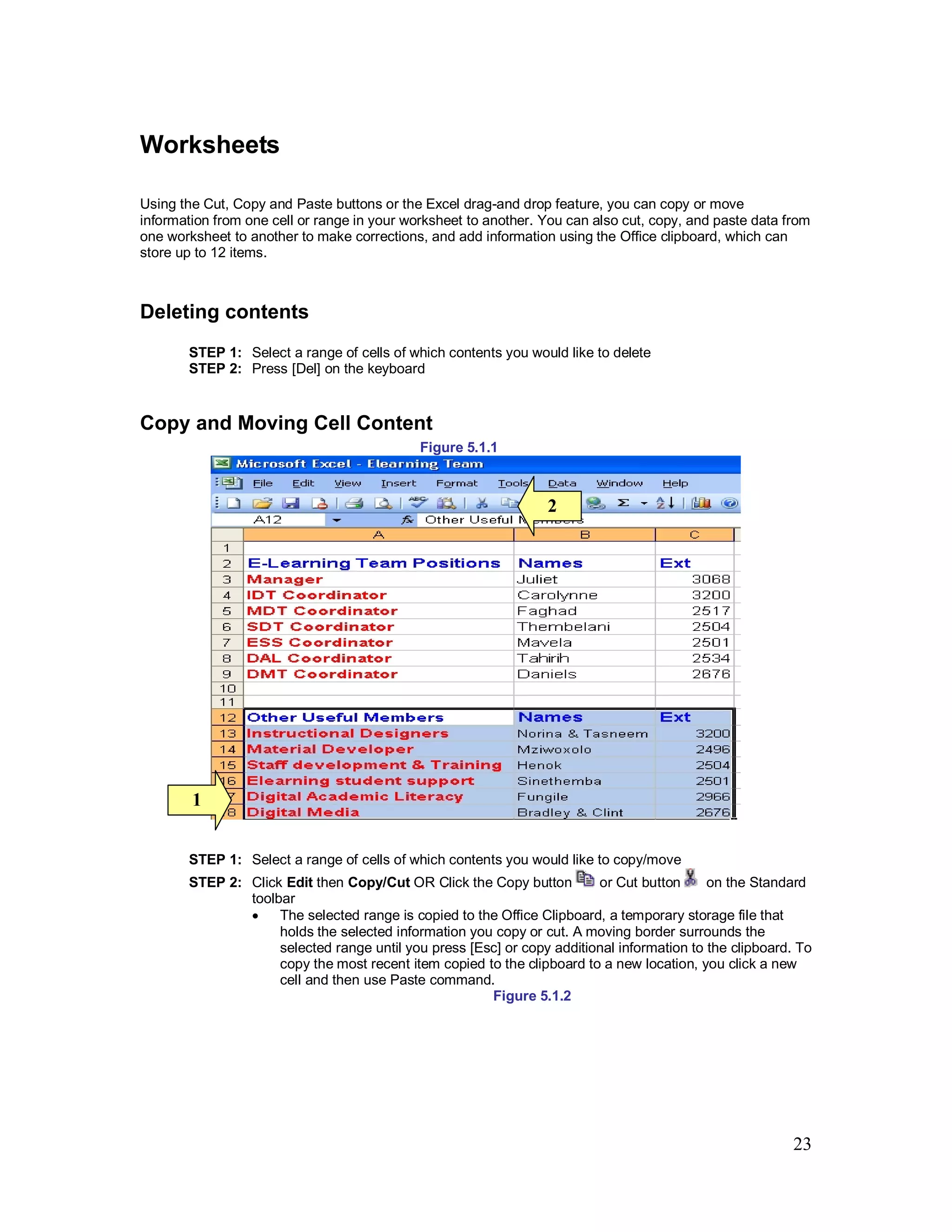 Ms excel training manual | PDF