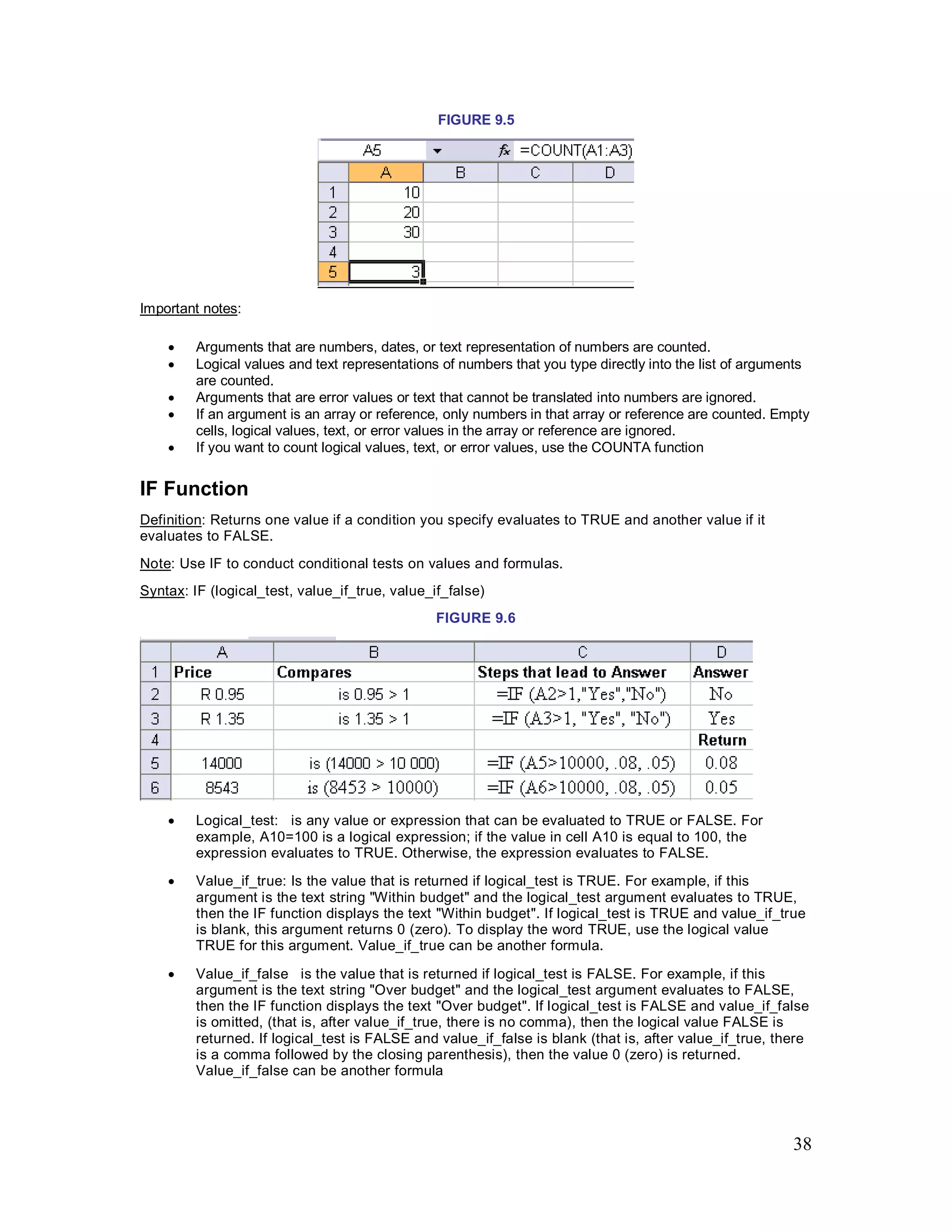 Ms excel training manual | PDF