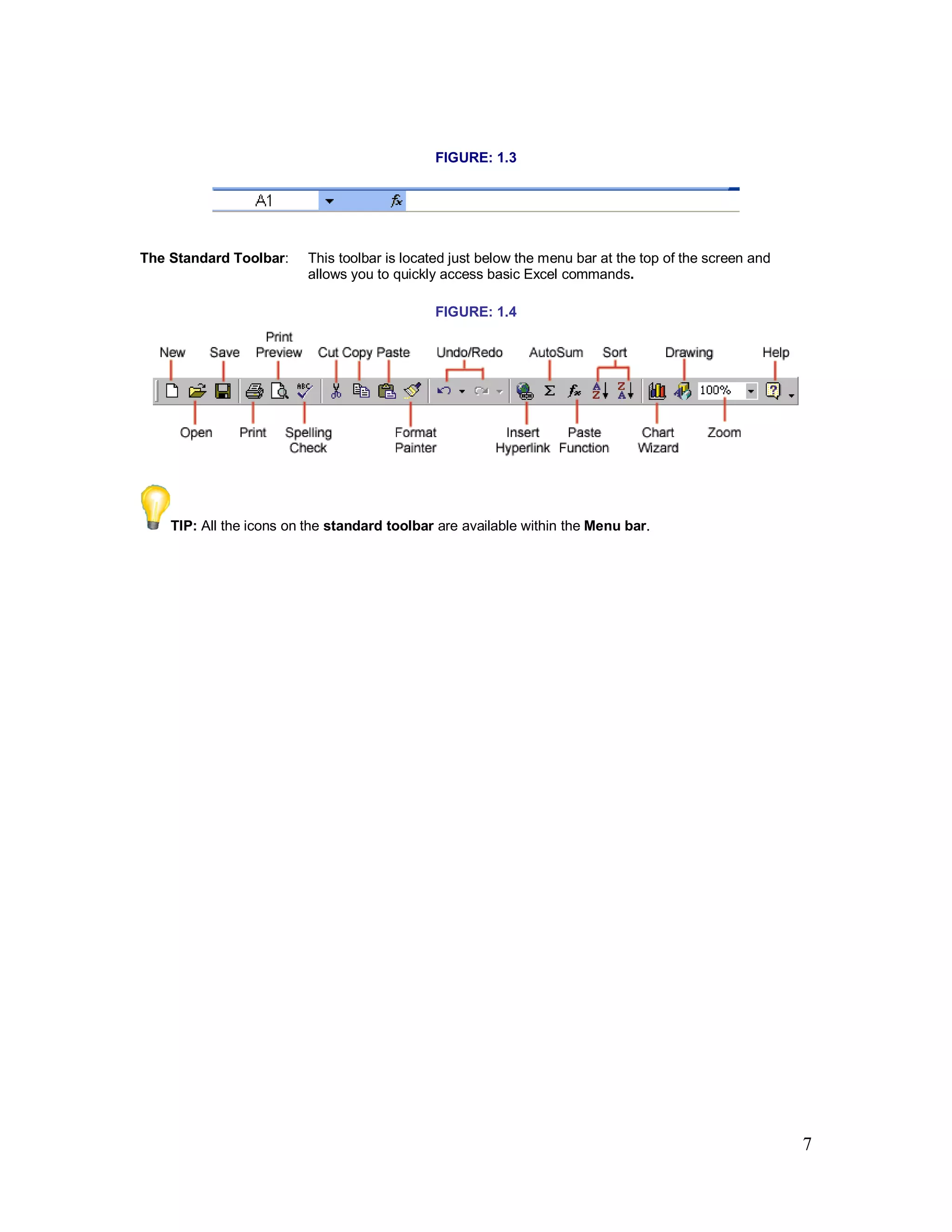 Ms excel training manual | PDF