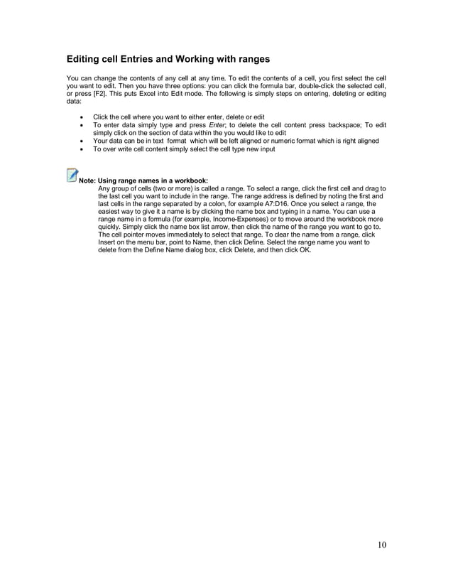 Ms excel training manual | PDF | Desktop Publishing | Computer Software ...