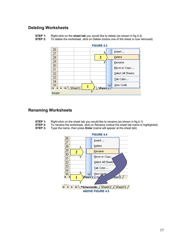 Ms Excel Training Manual Pdf 