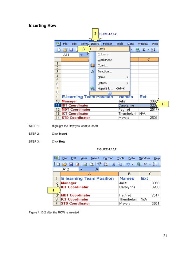 Ms excel training manual | PDF | Desktop Publishing | Computer Software and Applications