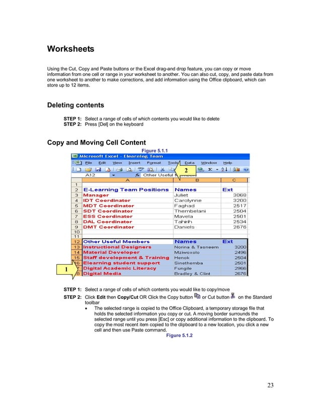 Ms excel training manual | PDF | Desktop Publishing | Computer Software ...
