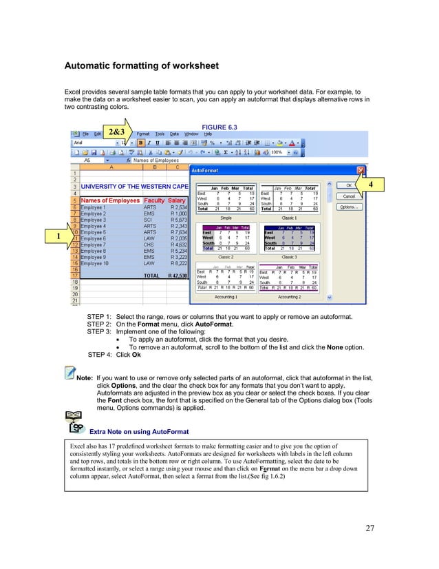 Ms excel training manual | PDF | Desktop Publishing | Computer Software ...