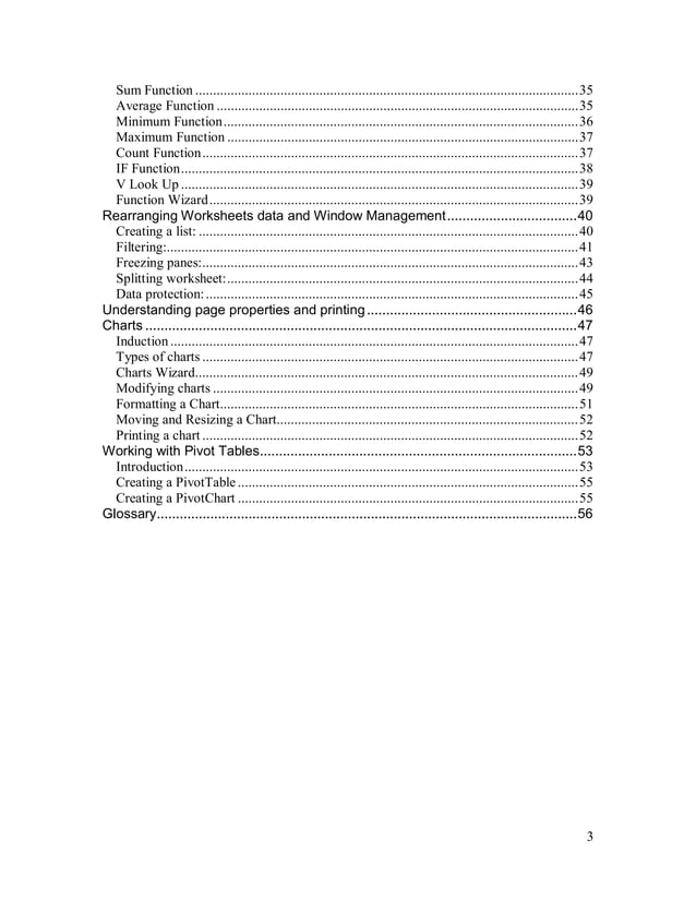 Ms excel training manual | PDF | Desktop Publishing | Computer Software ...