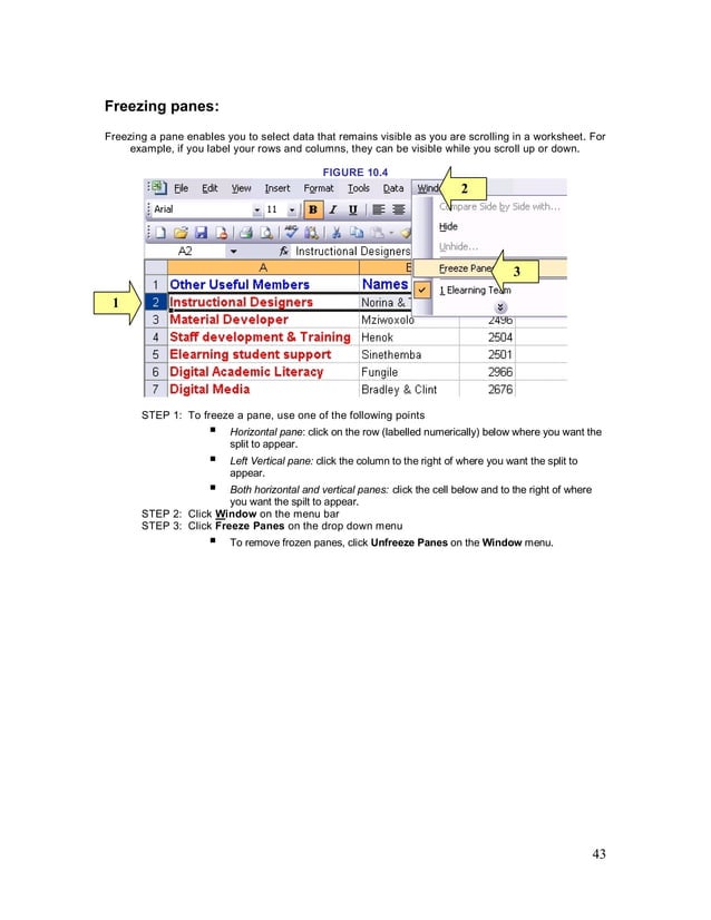 Ms excel training manual | PDF | Desktop Publishing | Computer Software ...