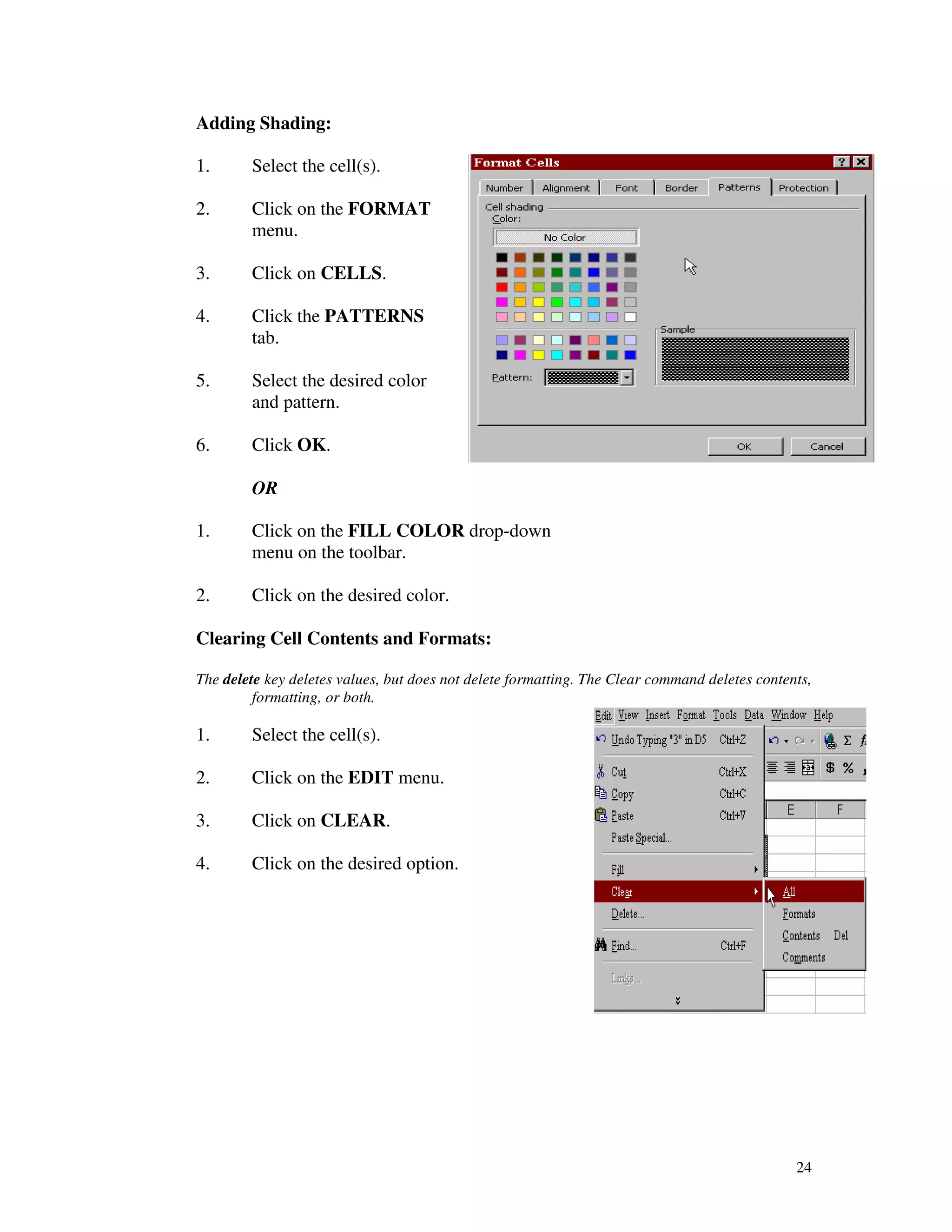 Ms Excel Tutorials Pdf Operating Systems Computer Software And Applications