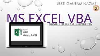 Ms excel vba basic concepts. Excel VBA Training | PPT