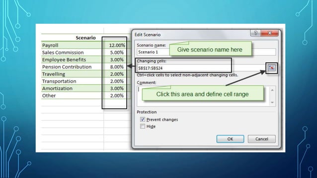 MS excel what if analysis | PPTX | Computing | Technology & Computing