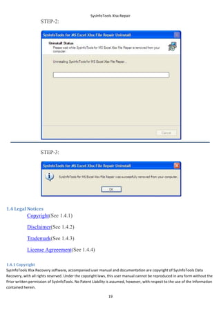 SysInfoTools MS Excel XLSX Repair | PDF