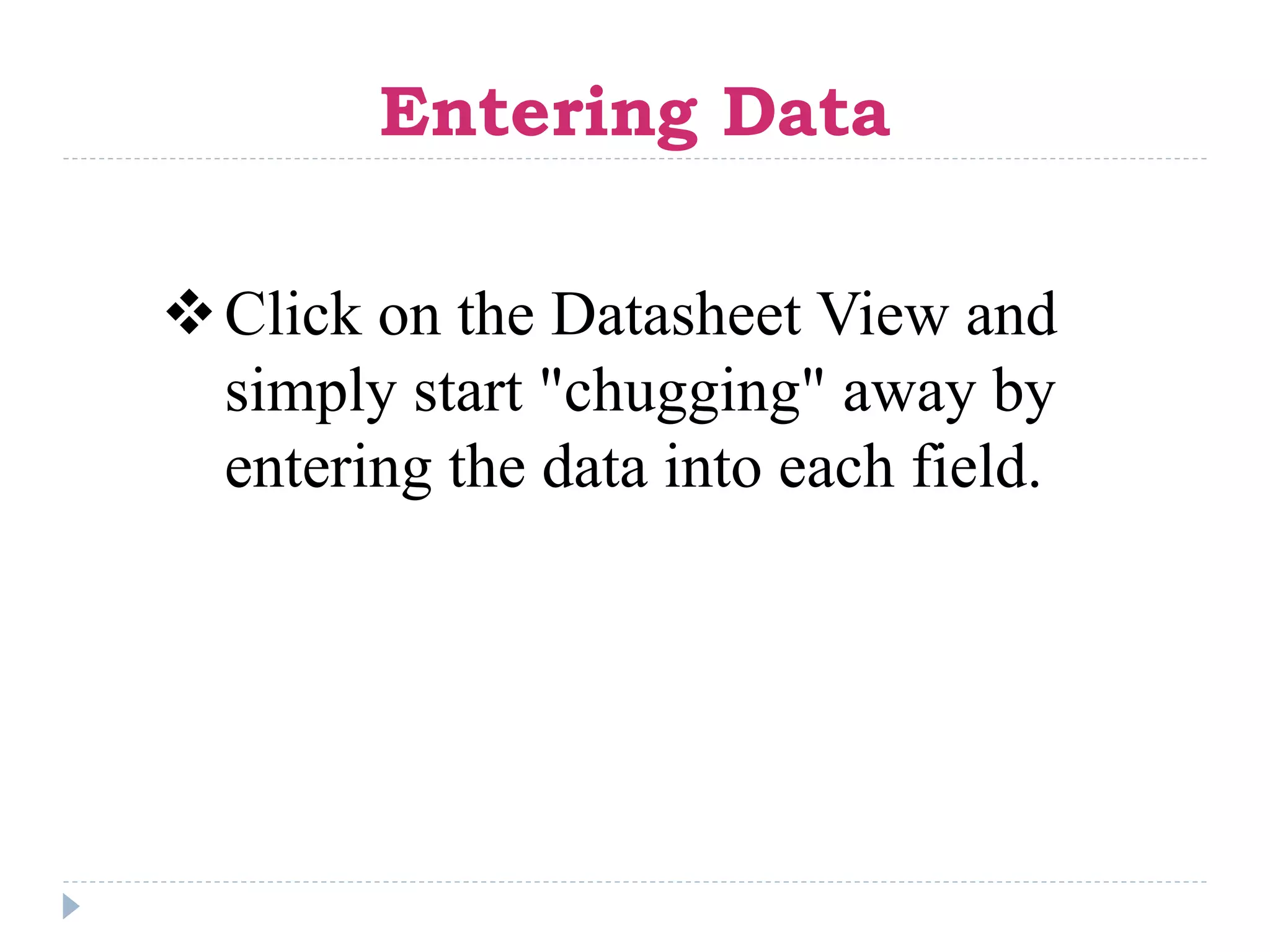 Ms Access Basics Ppt Pptx Desktop Publishing Computer Software And Applications