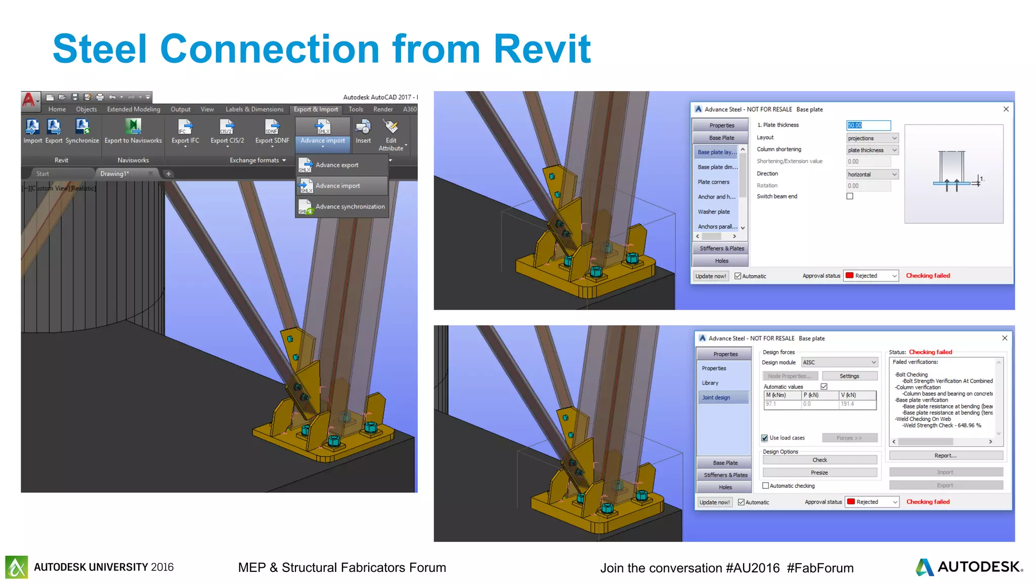 Structural BIM workflows - design-to-fabrication for steel and rebar ...