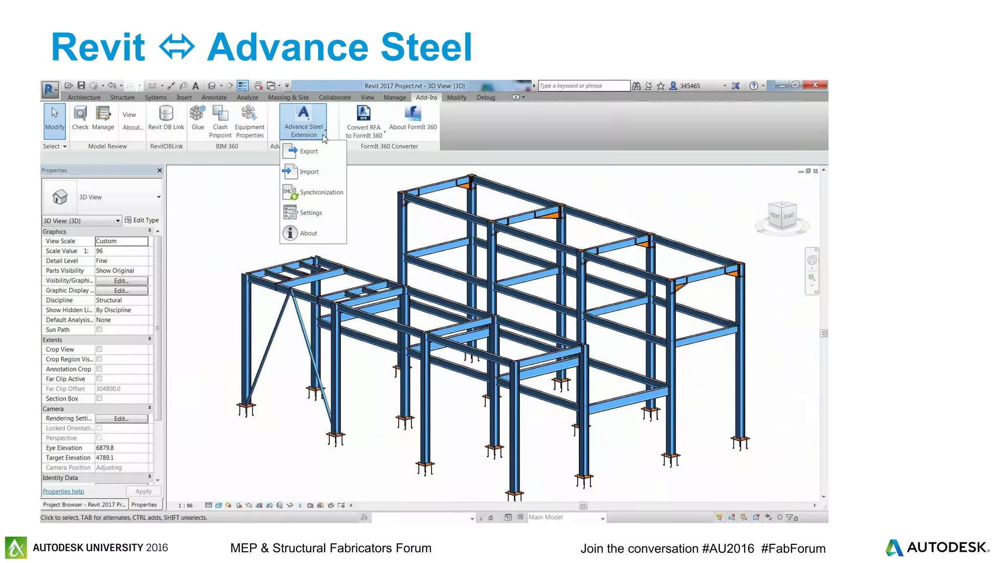 Structural BIM workflows - design-to-fabrication for steel and rebar ...