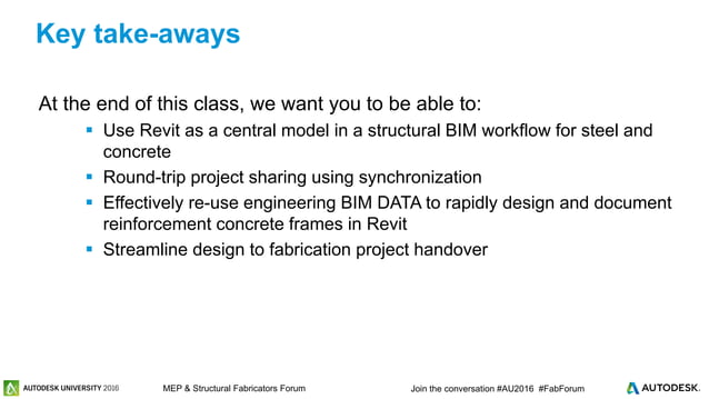 Structural BIM workflows - design-to-fabrication for steel and rebar ...