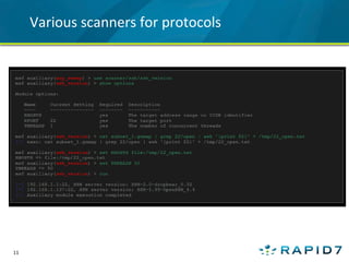 MSF Auxiliary Modules | PDF