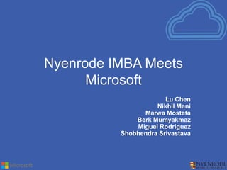 Windows 365 / Nyenrode IMBA Presentation | PPT