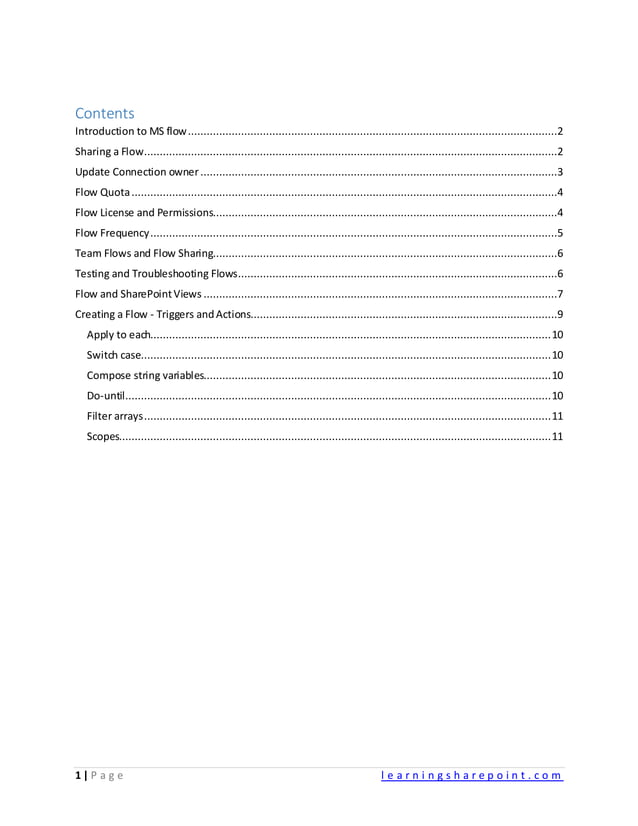 Ms flow basics, troubleshooting and operational errors | DOCX