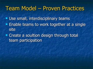 MSF (Microsoft Solution Framework) | PPT